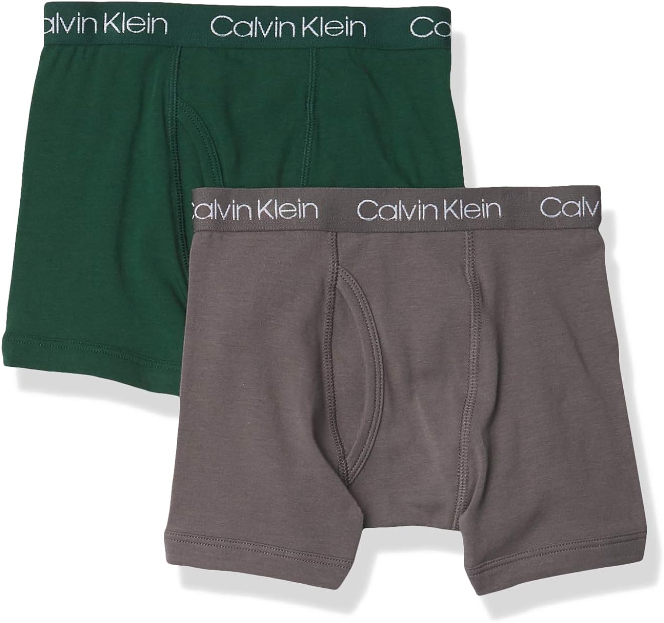 CALVIN KLEIN NIÑO BOXER CASTLEROCK/ DARK GREEN 2PK – Poppy's